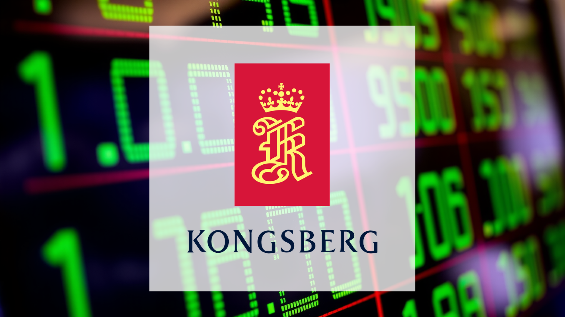 Börse Express - Kongsberg Gruppen Aktie: Aufatmen nach dem Absturz?